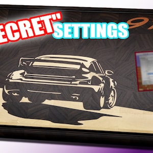 Cnc Vector File Prepared for Perfect Porsche Inlay Cutting Board (SVG ...