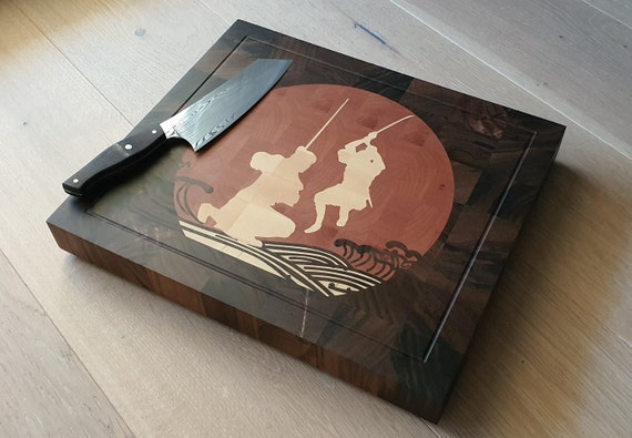 Vector File for Samurai CNC Inlay Cutting Board - Etsy