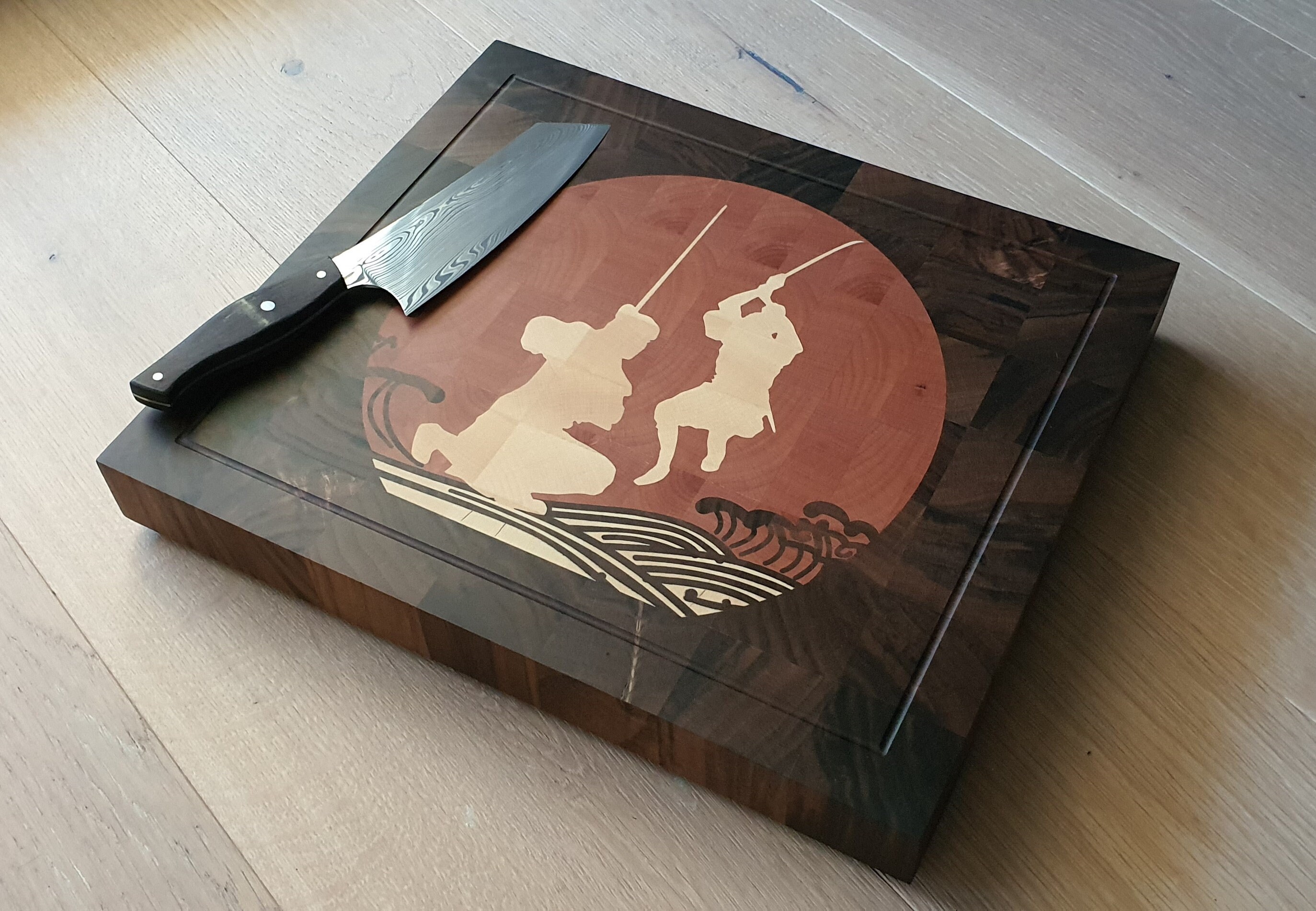 Vector File for Samurai CNC Inlay Cutting Board - Etsy