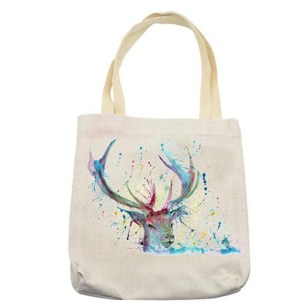 Jamie Taylor Art Proud Stag Tote Bag - Etsy