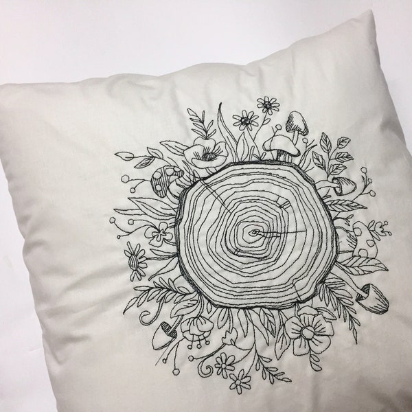 Tree Trunk Embroidery - Etsy