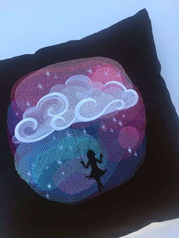 Space Swing Galaxy Stars Universe Cosmic Celestial Embroidery | Etsy