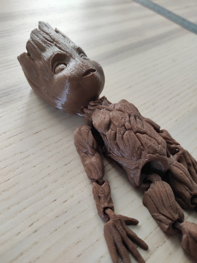 Groot Articulated Fidget Toy 3D Printed Flexible - Etsy