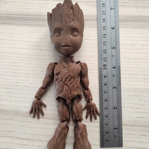 Groot Articulated Fidget Toy 3D Printed Flexible - Etsy