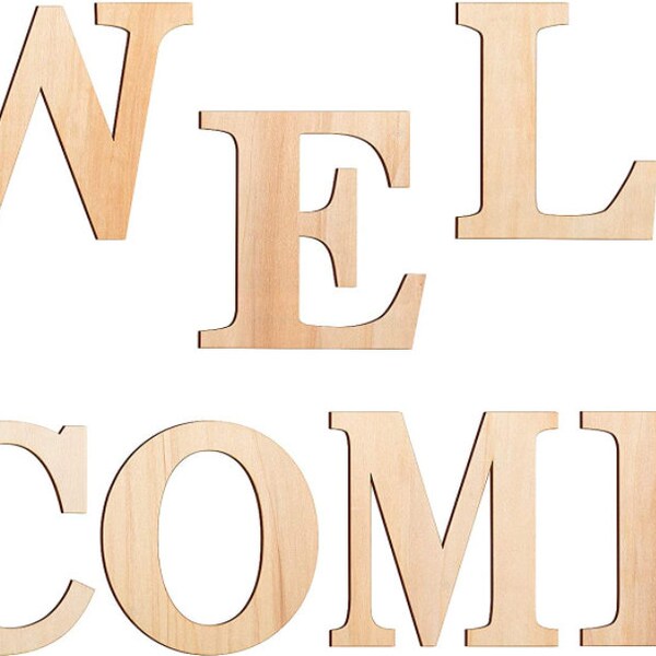 Large Wood Letters - Etsy