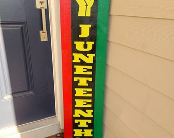 Juneteenth Porch Sign - Etsy