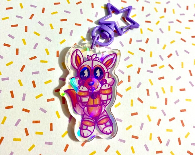 FNAF Lolbit Keychain Fnaf Sister Location Keychain - Etsy