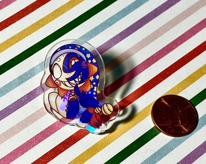 Fnaf Ruin Eclipse Daycare Attendant Acrylic Pin Gift for Video Game ...