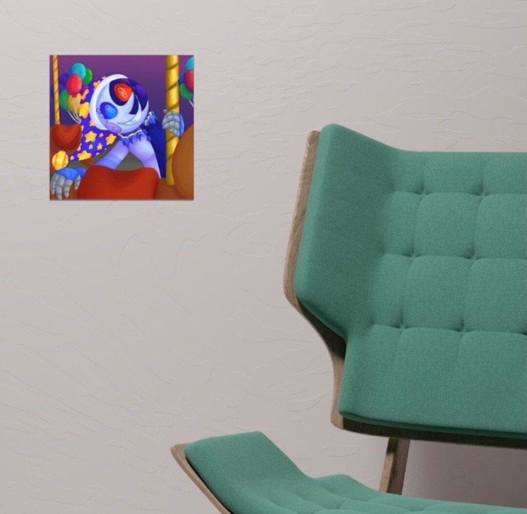 FNAF Moondrop Poster, Five Nights at Freddy's Wall Art, Matte Paper ...