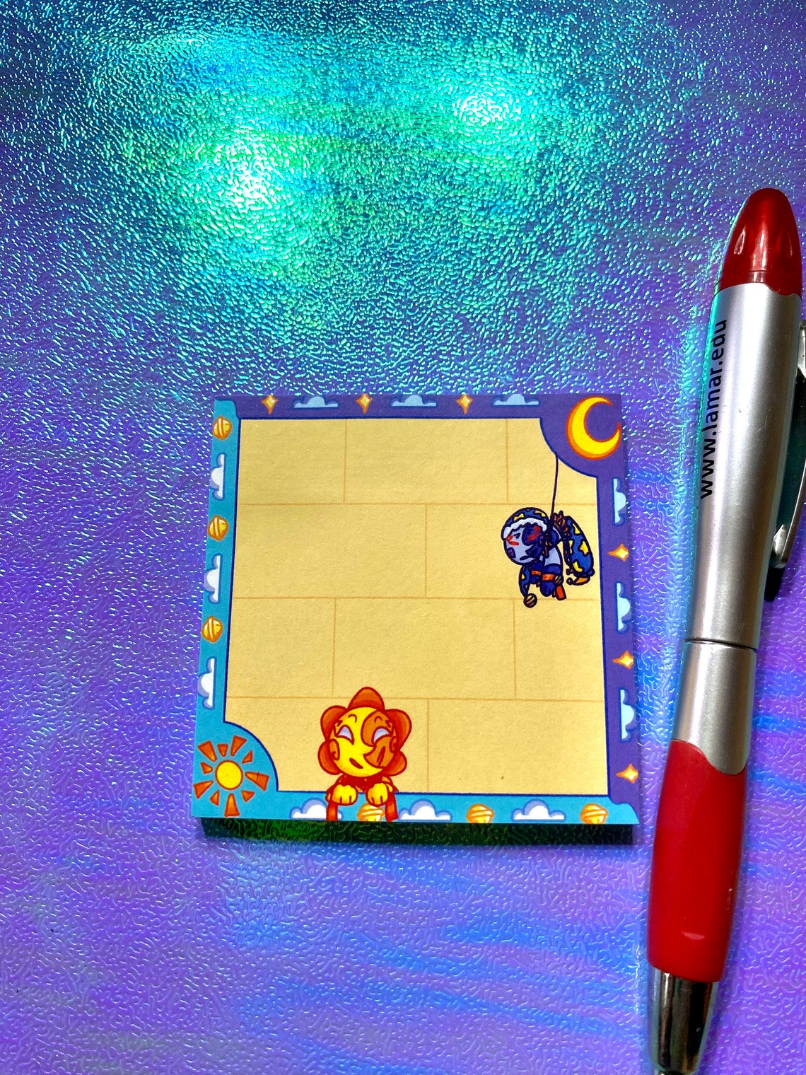 Sun and Moon Sticky Notes - Etsy