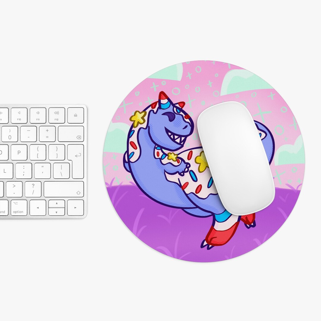 Mouse Pad, Candy Carnotaurus Design, Dinosaur Mouse Pad, Cute Desk ...