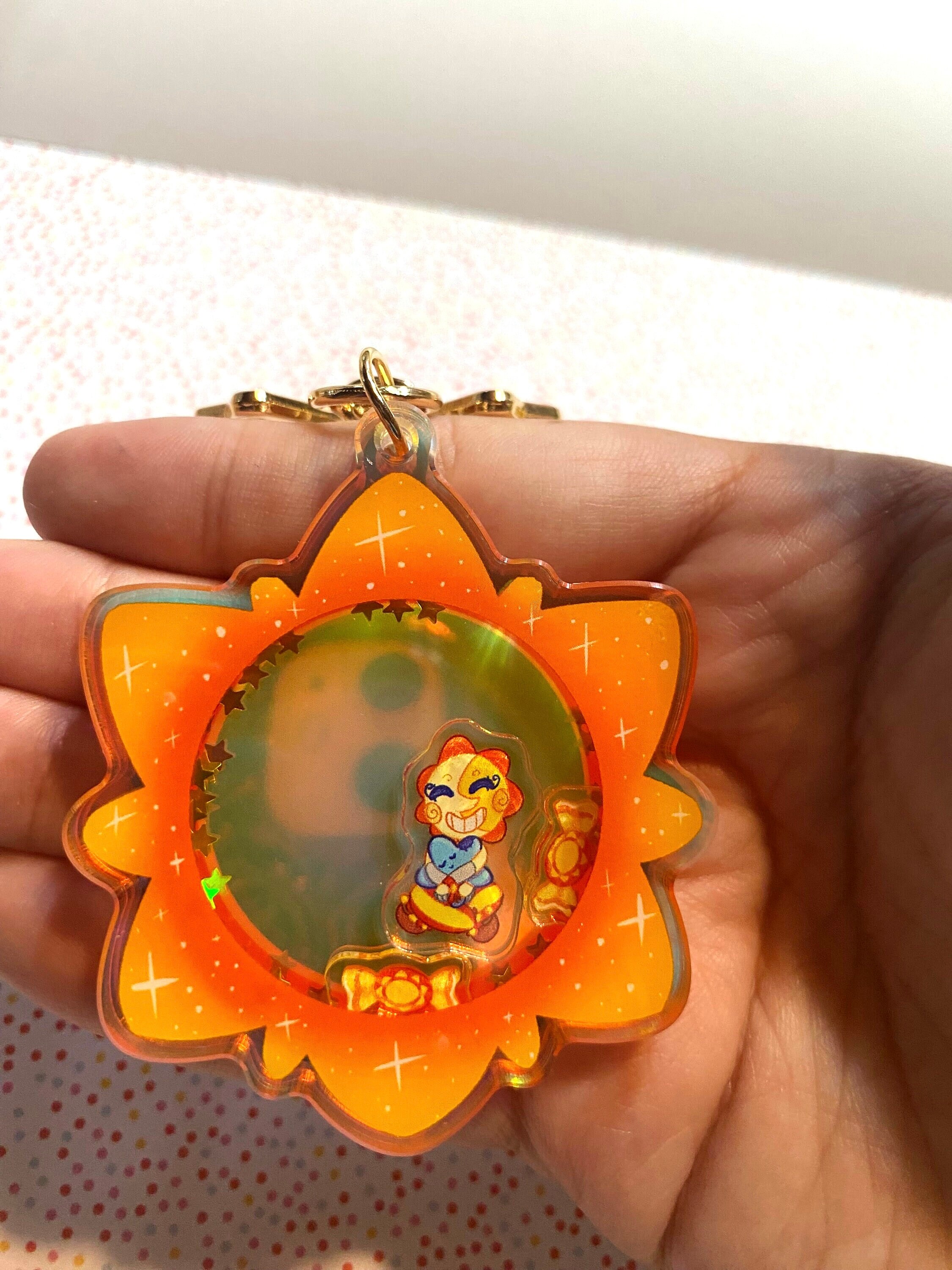 Fnaf Sun Shaker Keychain - Etsy