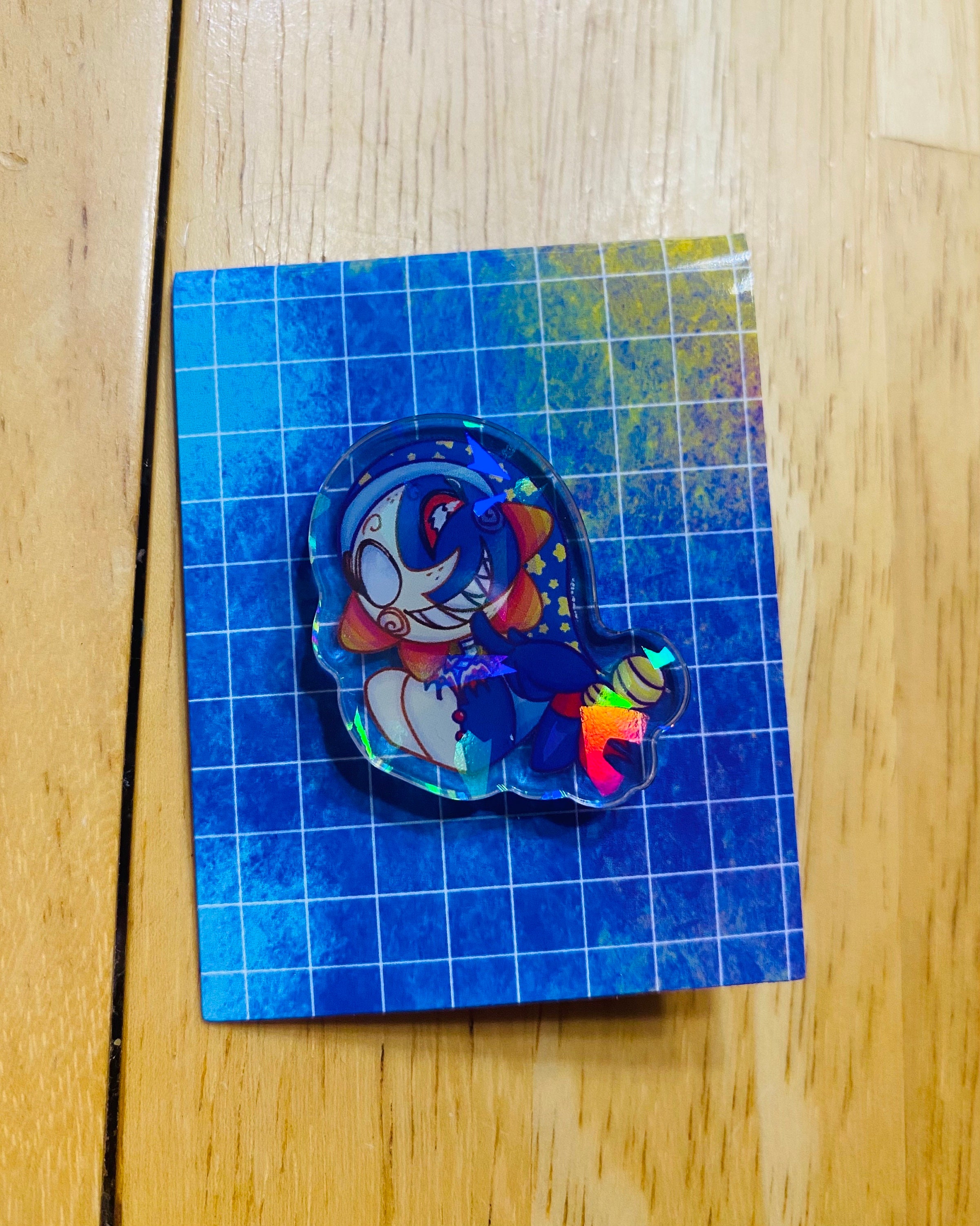 Fnaf Ruin Eclipse Daycare Attendant Acrylic Pin Gift for Video Game ...