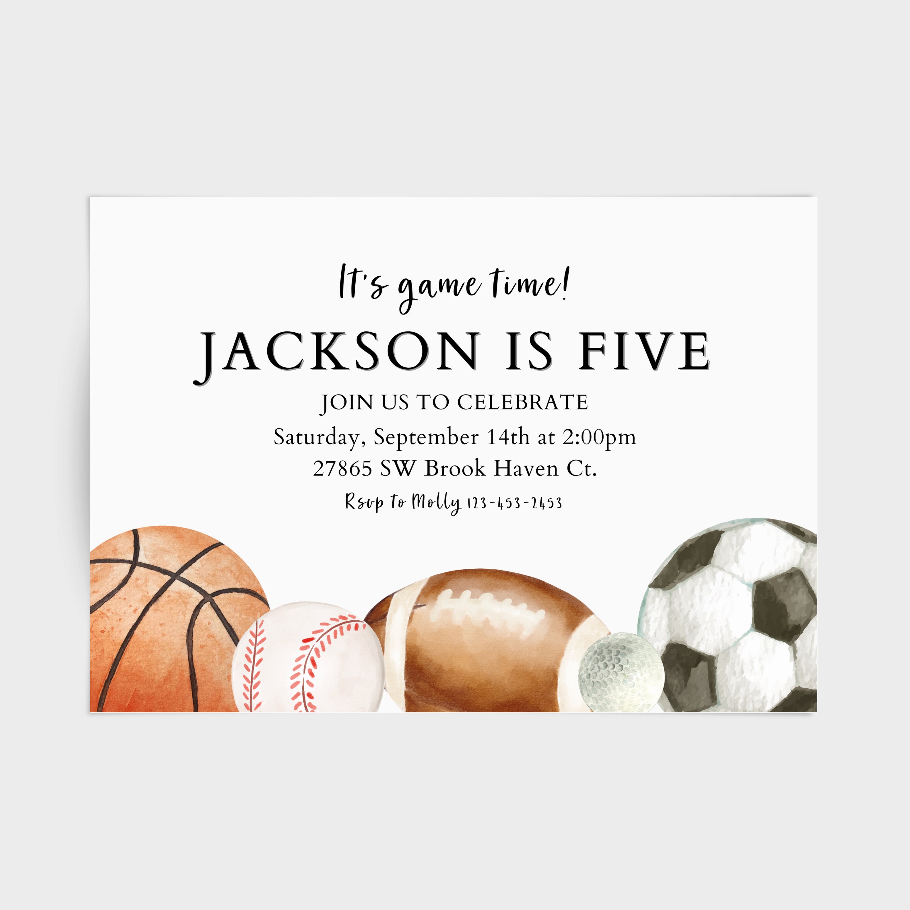 Customizable Basketball Invitation, Sports Invitation, Slam Dunk ...