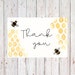 Bee Thank You Card - Digital Copy - Etsy