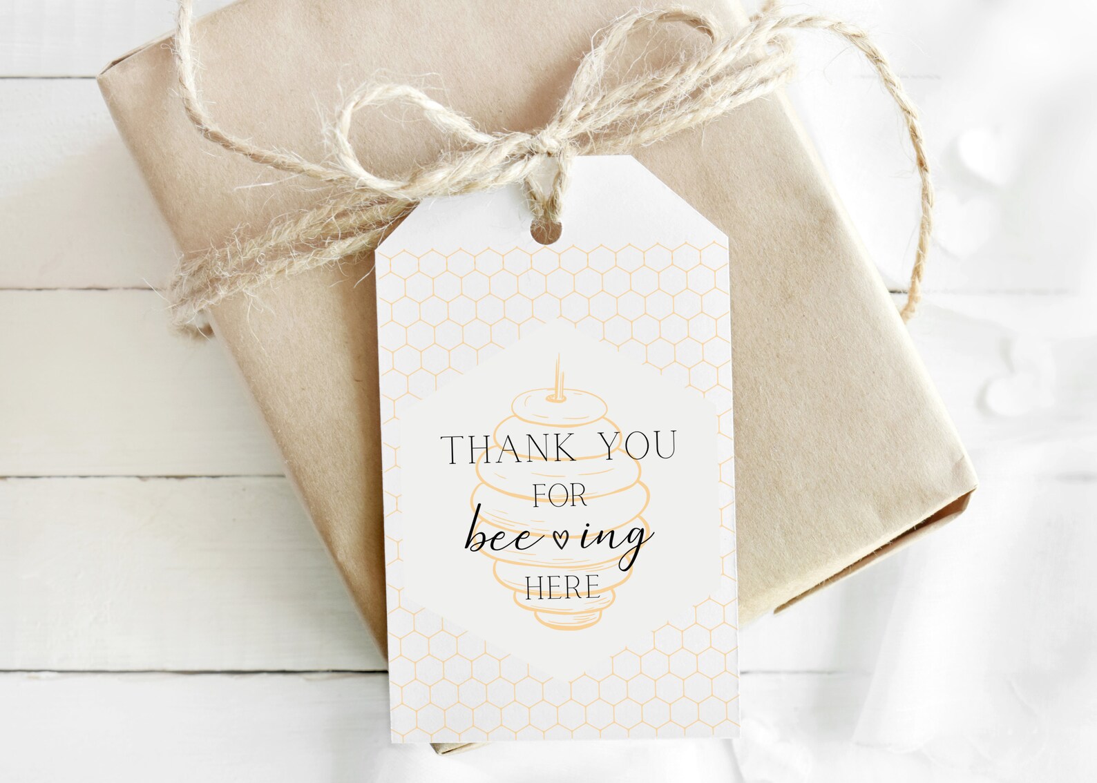 Bee Thank You Party Favor Tag Honey Party Favor Tag Bee | Etsy