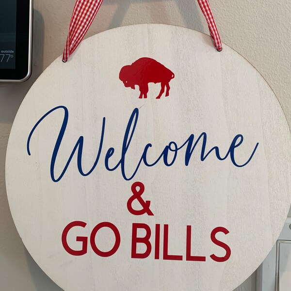Bills Welcome Sign - Etsy
