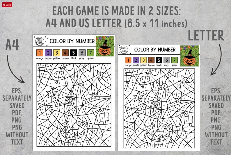 Halloween Coloring and Activity Book Printout - Etsy