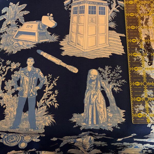 Doctor Who Fabric - Etsy