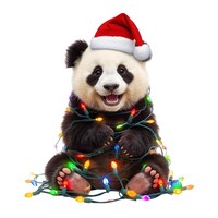 Funny Christmas Panda Trio PNG, Holiday Clipart (digital Download) - Etsy