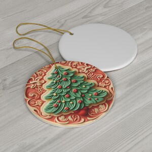 2024 Christmas Ornament, Christmas 2024 Ornament, 3d-look Christmas ...