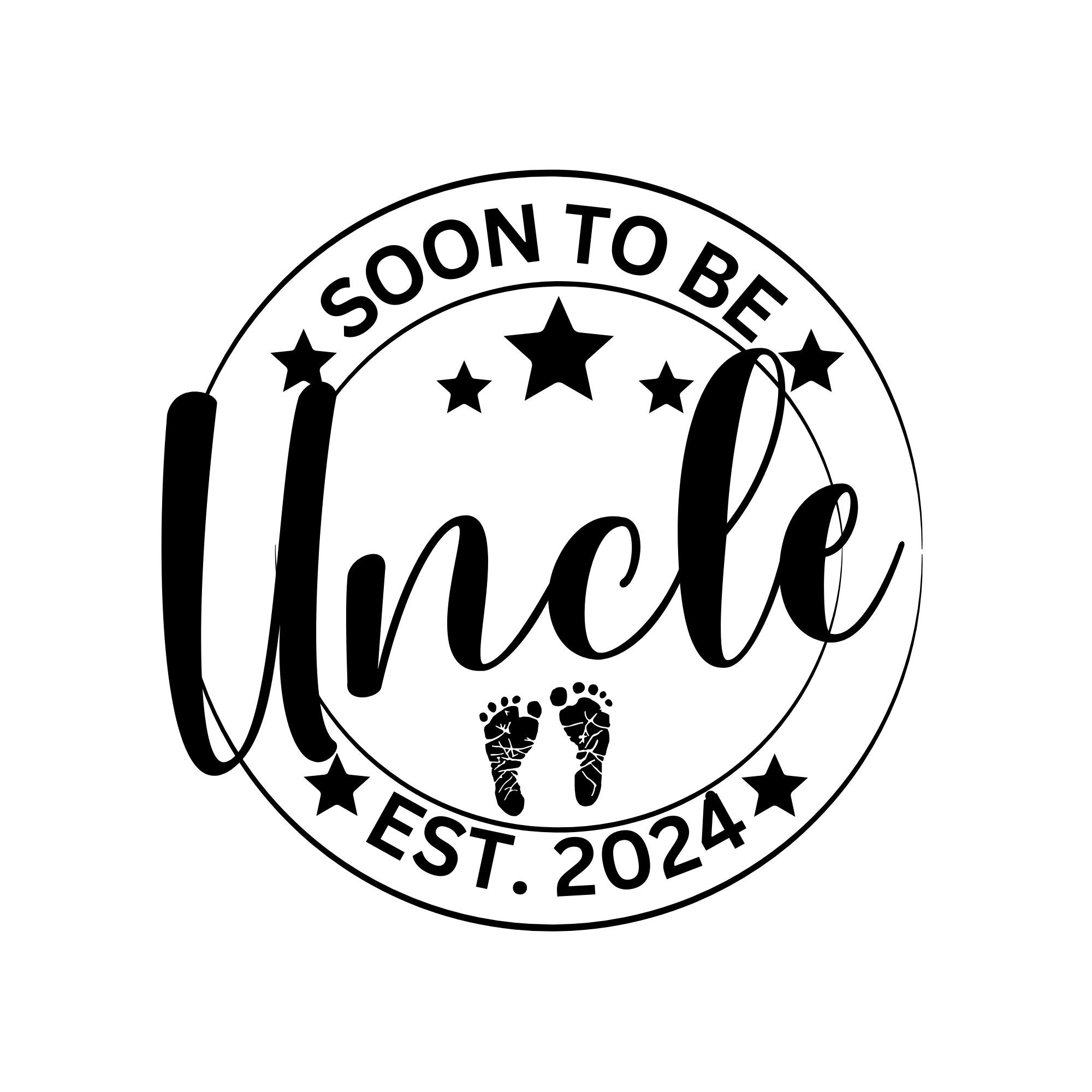 Soon to Be Uncle 2024, New Uncle PNG, New Uncle 2024, New Baby 2024 PNG ...