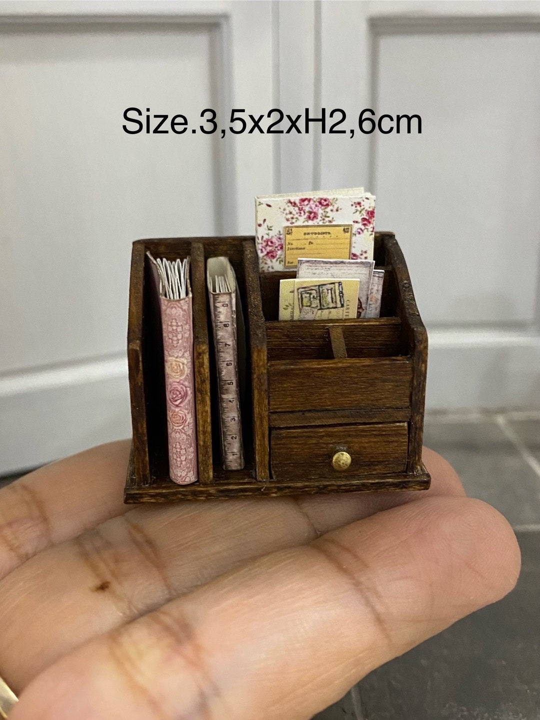 Desk Organizer 1:12 Scale - Etsy