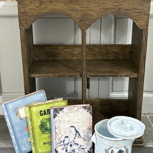 Miniature Book Shelf 1:6 Scale - Etsy