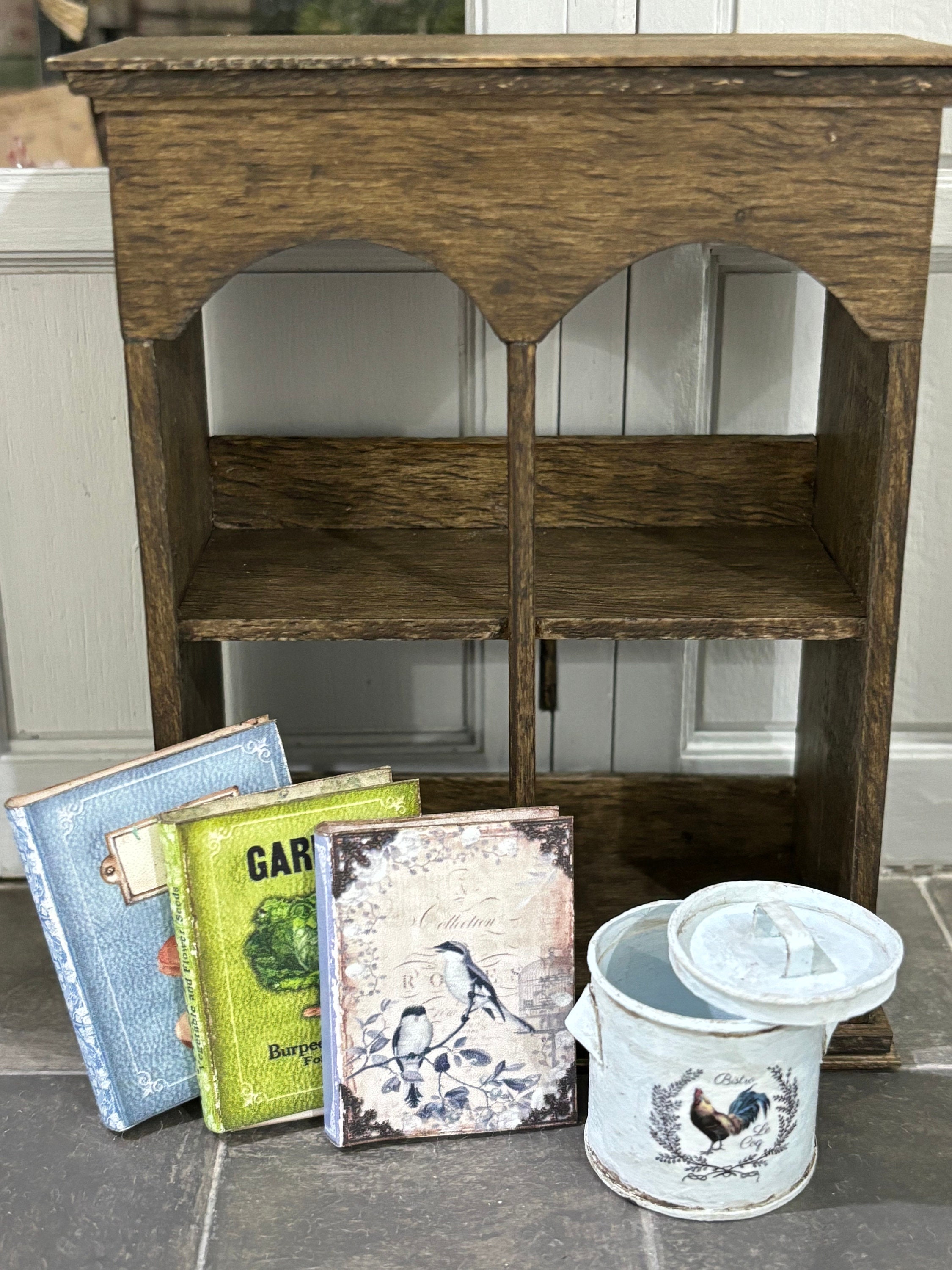 Miniature Book Shelf 1:6 Scale - Etsy