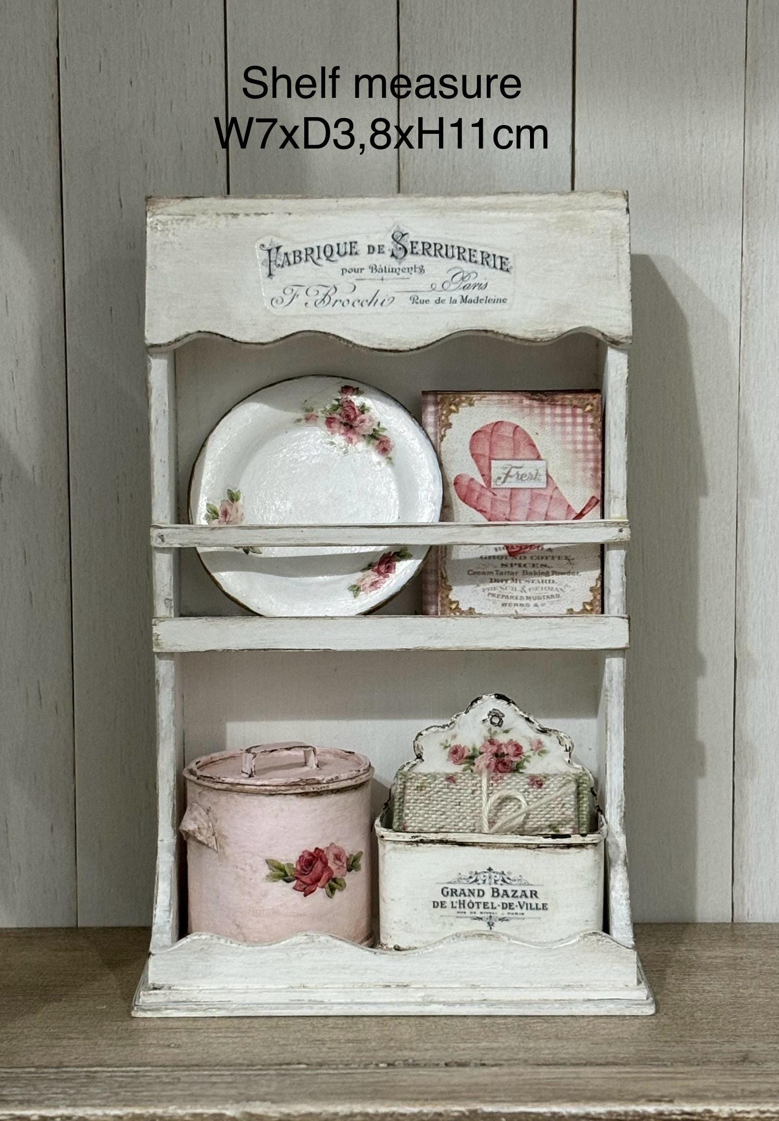 Miniature Shelf Set 1:6 Scale - Etsy