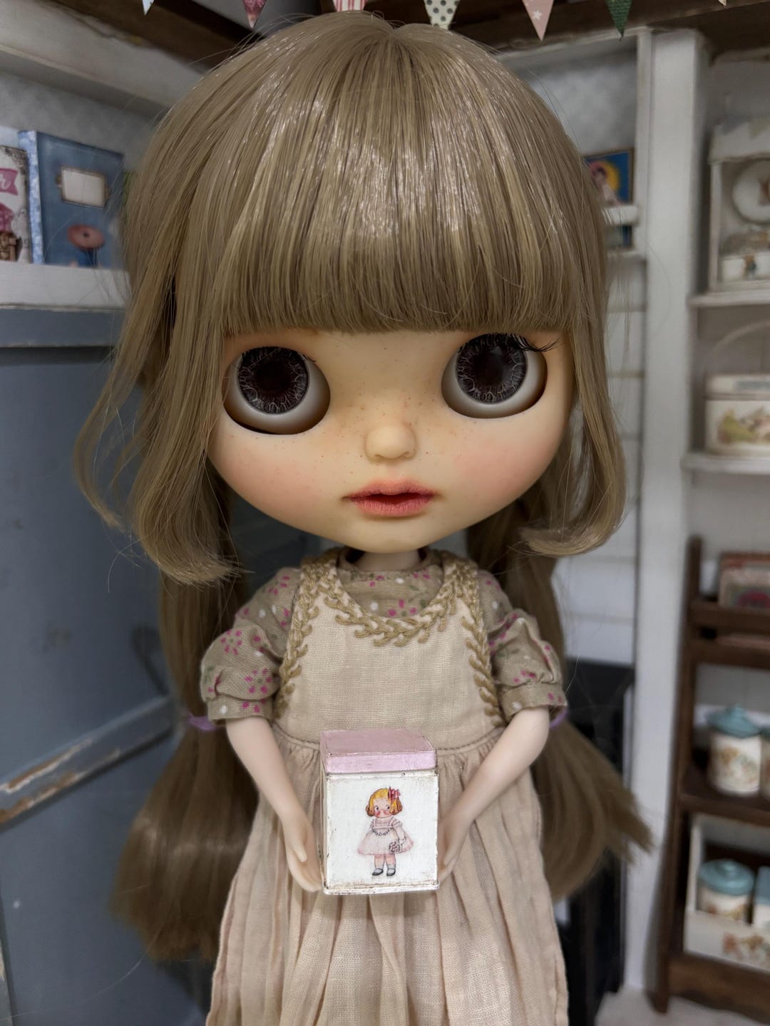 Miniature Square Canister 1:6 Scale - Dolly Dingle Pink - Etsy