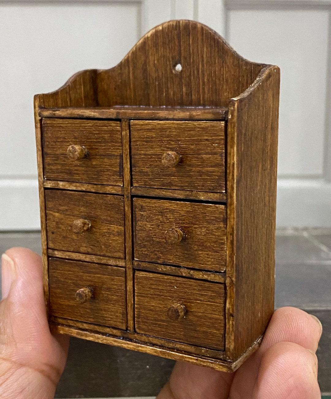 Miniature 6drawers Spice Chest 1:6 Scale - Etsy