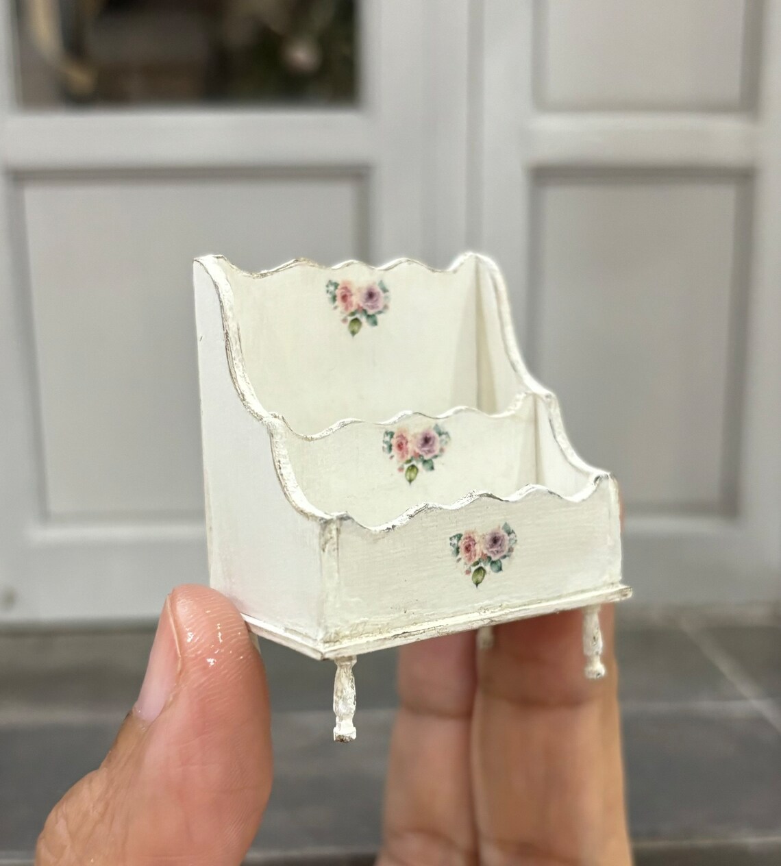 Dollhouse Miniature Magazine Rack 1:12 Scale - Etsy