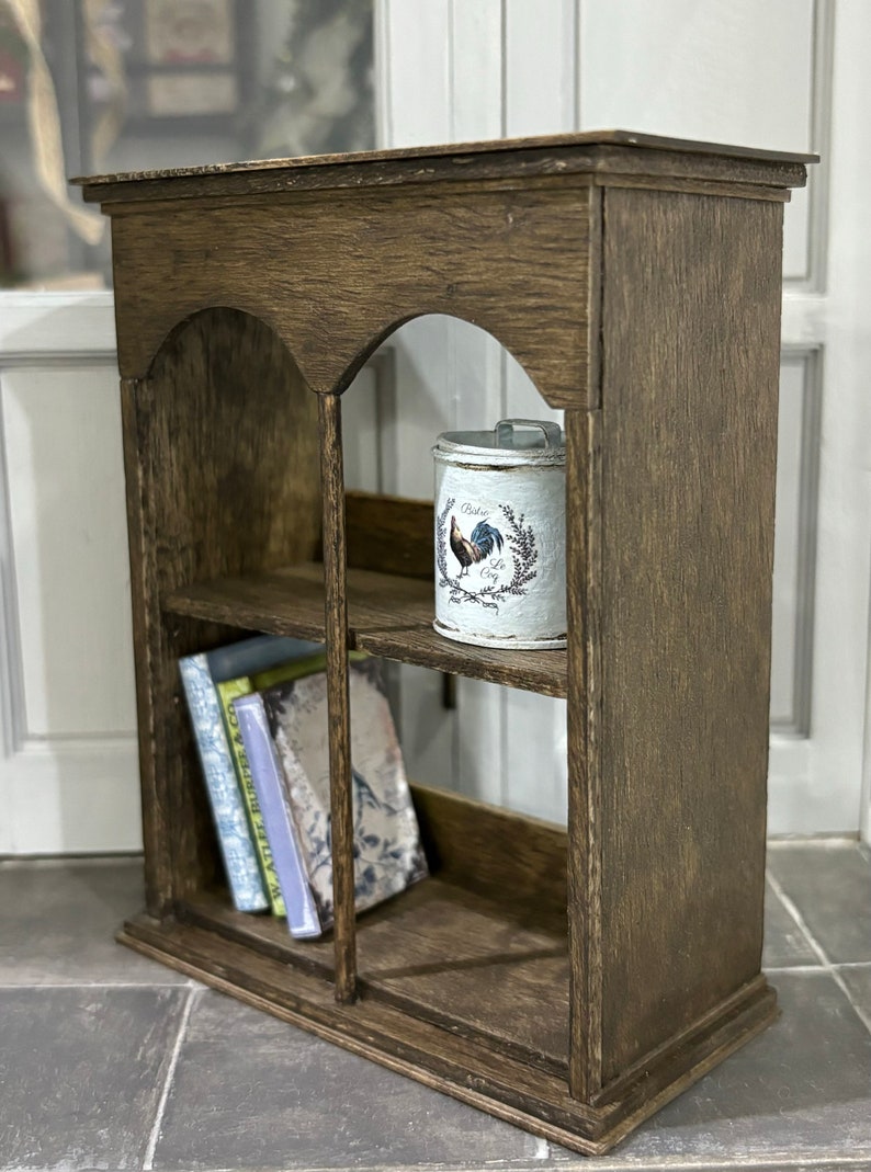 Miniature Book Shelf 1:6 Scale - Etsy