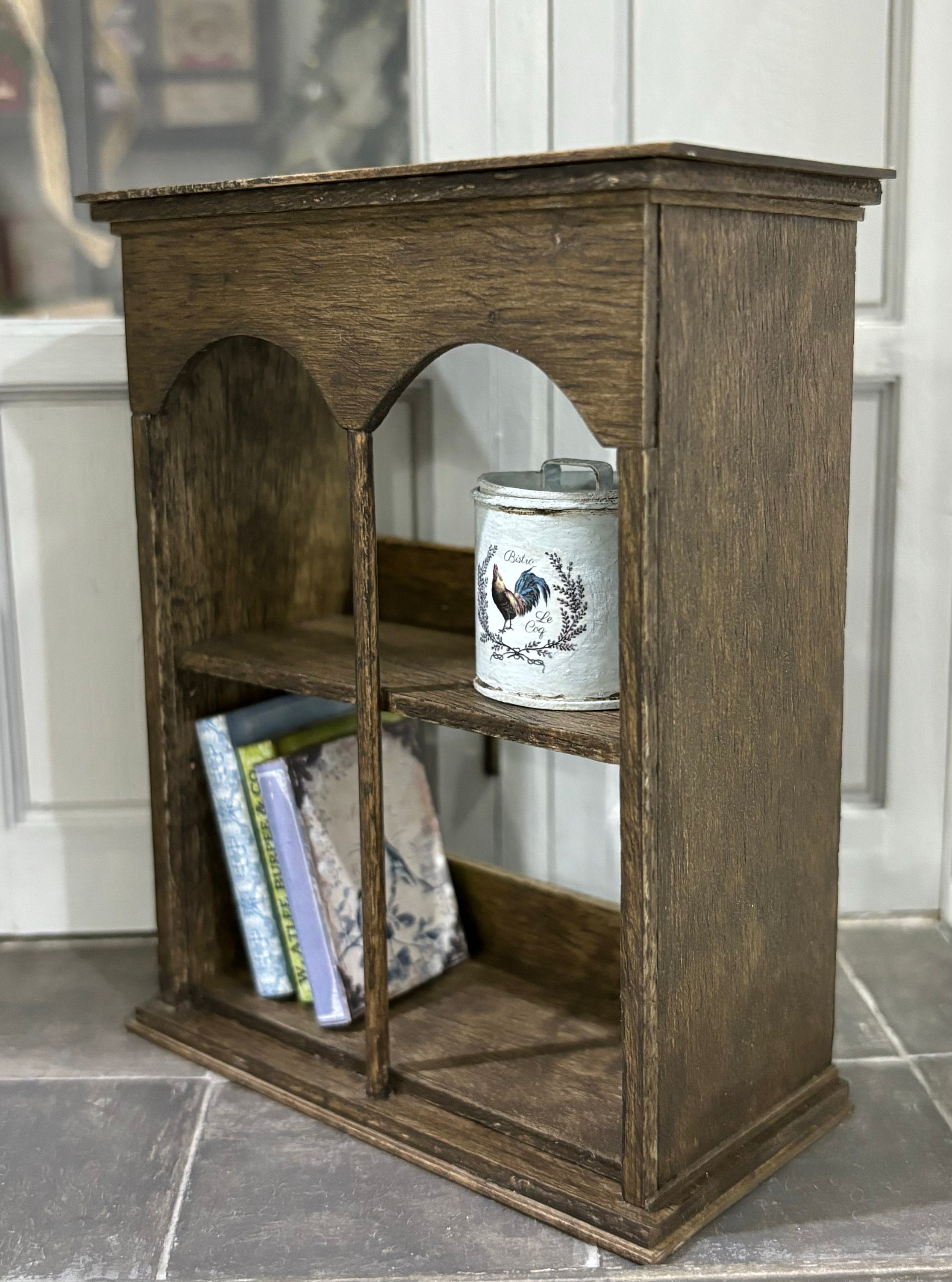 Miniature Book Shelf 1:6 Scale - Etsy