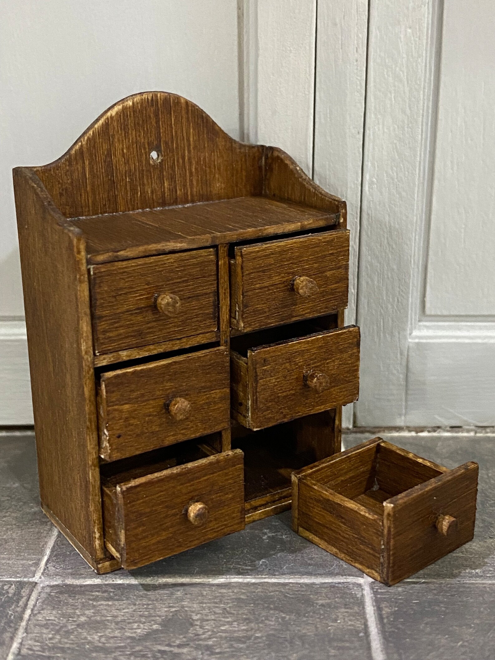 Miniature 6drawers Spice Chest 1:6 Scale - Etsy
