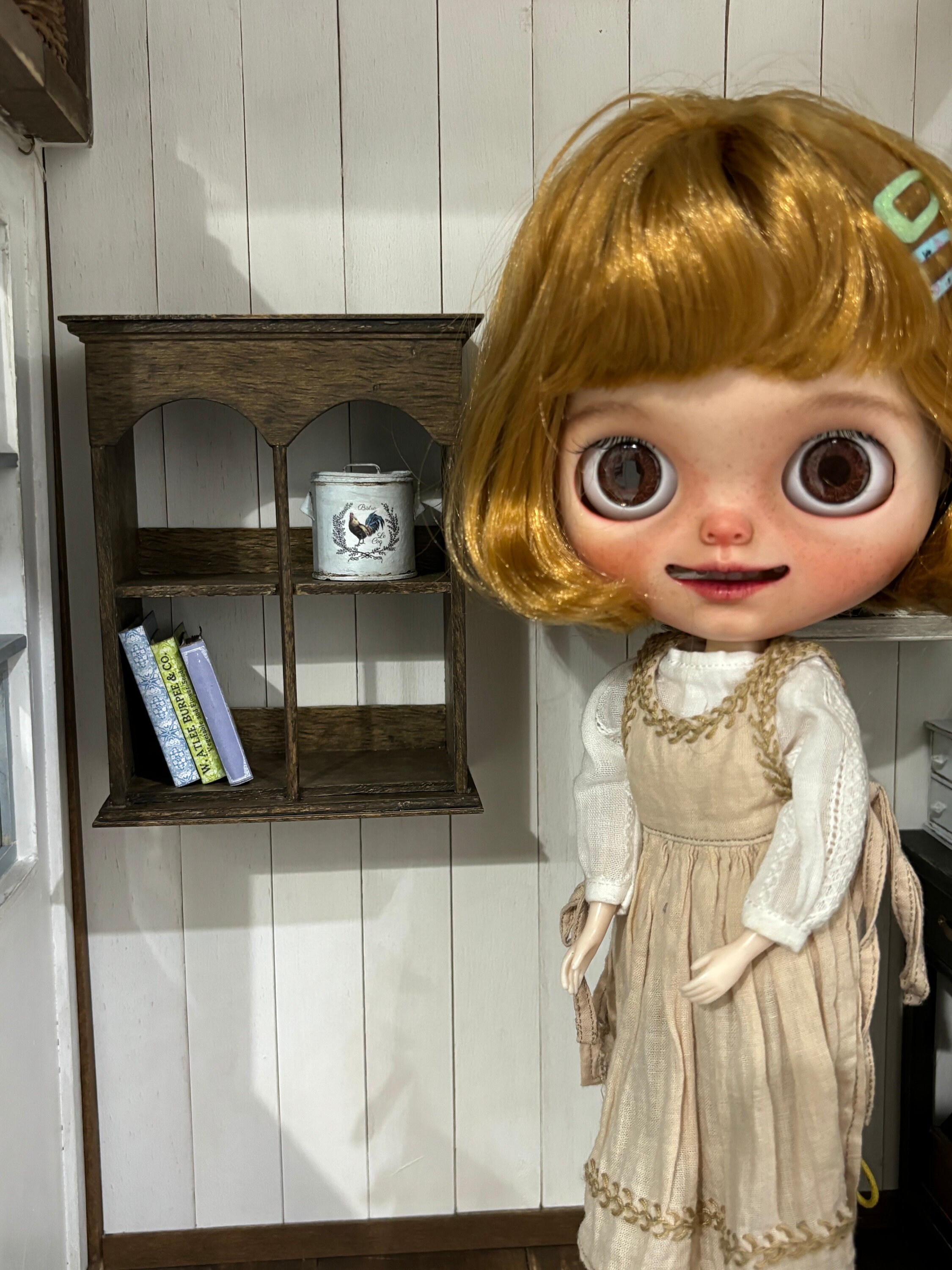 Miniature Book Shelf 1:6 Scale - Etsy