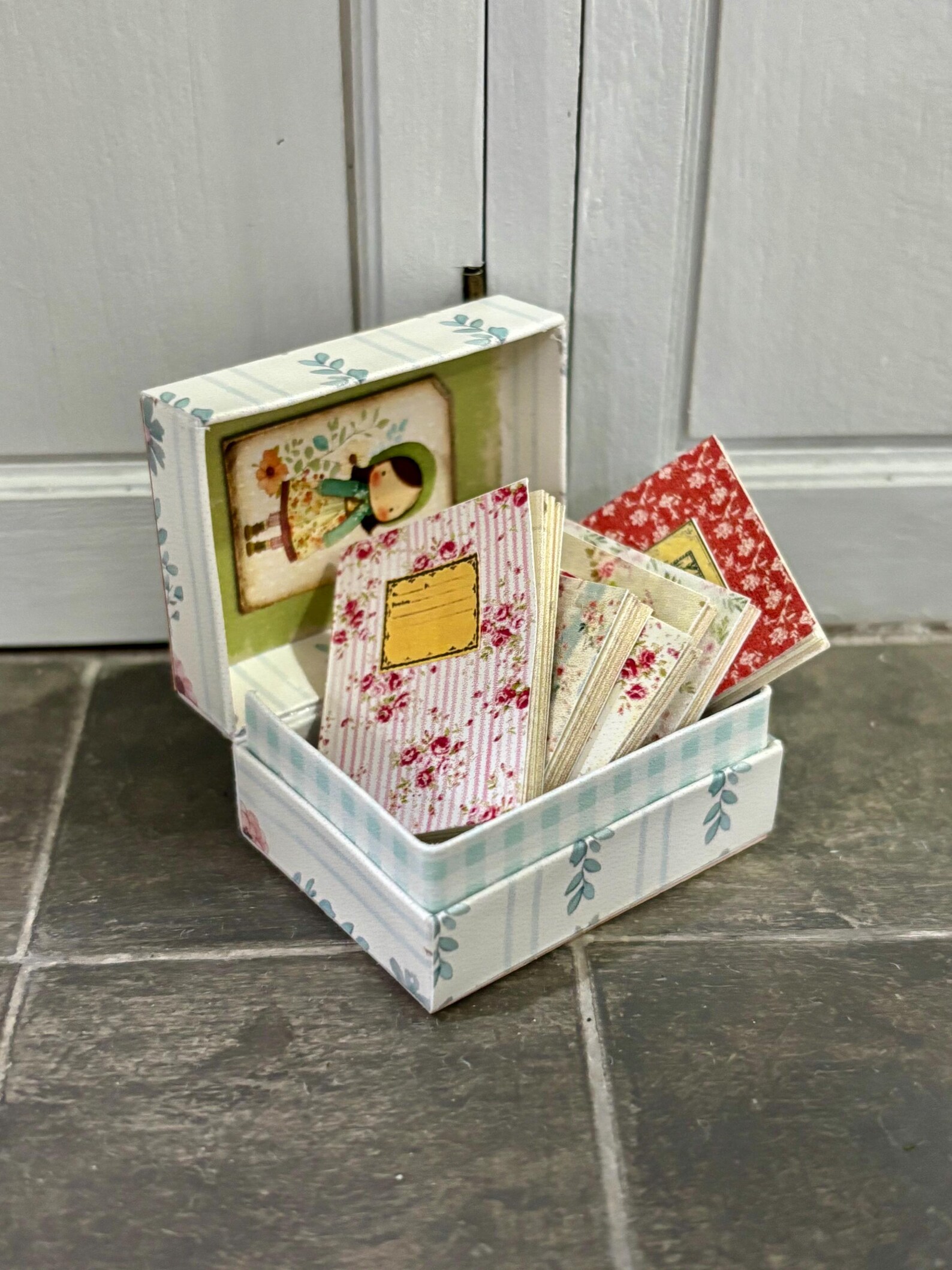 Notebook With Box 1:6 Scale - Etsy