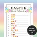 Easter Emoji Pictionary Game: Printable Easter Activity (instant ...