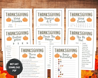 Happy Thanksgiving Selfie Scavenger Hunt Fall Harvest - Etsy