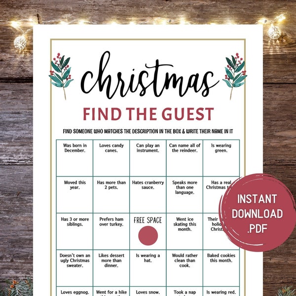 Printable Christmas Scattergories Bundle, Christmas Games Bundle ...