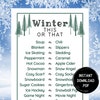 Winter Pictionary Game, Printable Winter Games, Wintertime Activities ...