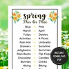 Spring Emoji Pictionary Game, Printable Springtime Games, Fun Spring ...