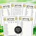 Spring Games Bundle: Word Scramble, Word Search, Scattergories, Baby ...