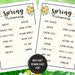 Spring Word Scramble, Printable Spring Games, Springtime Games, Spring ...