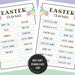 Easter Charades Game, Printable Easter Games, Easter Party Games ...
