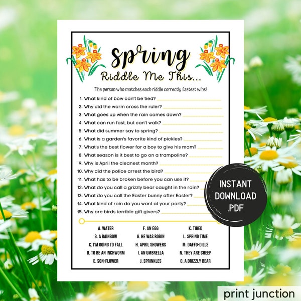 Spring Printable - Etsy