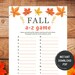 Thanksgiving Games, Thanksgiving Scattergories, Fall Scattergories Game ...