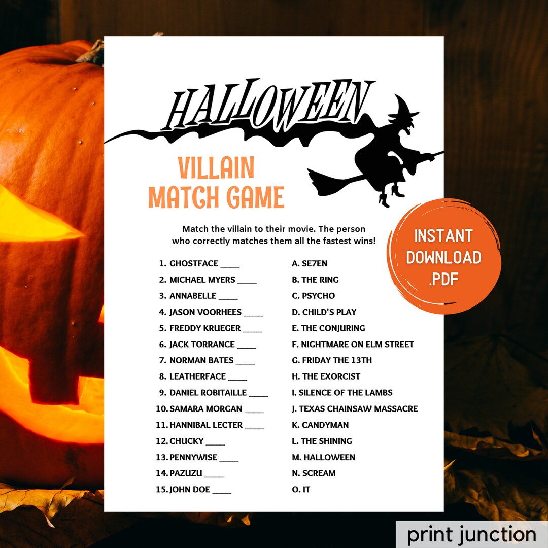 Halloween Games, Halloween Trivia, Halloween Party Games, Halloween ...