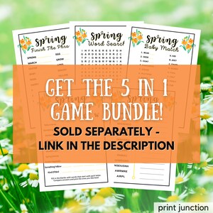 Spring Trivia Game, Spring Games, Printable Springtime Games, Fun ...